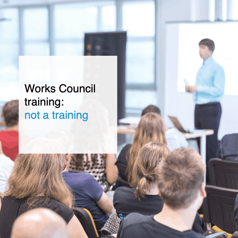 a Works Council training is not a training - CT², creative thinking ...